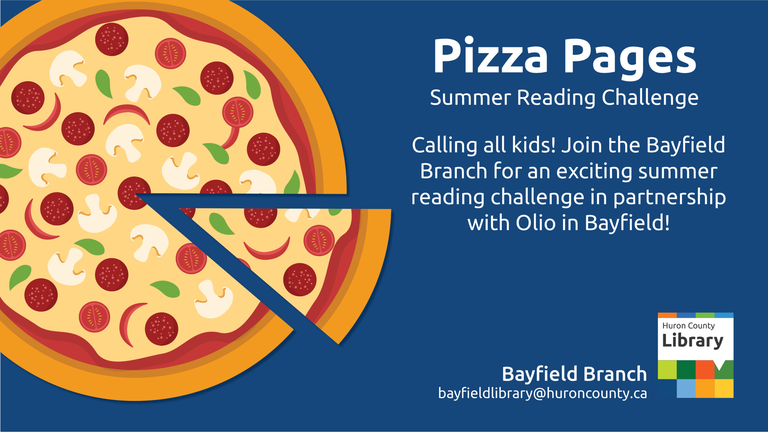Bayfield Pizza Pages: Summer Reading Challenge - Huron County Library