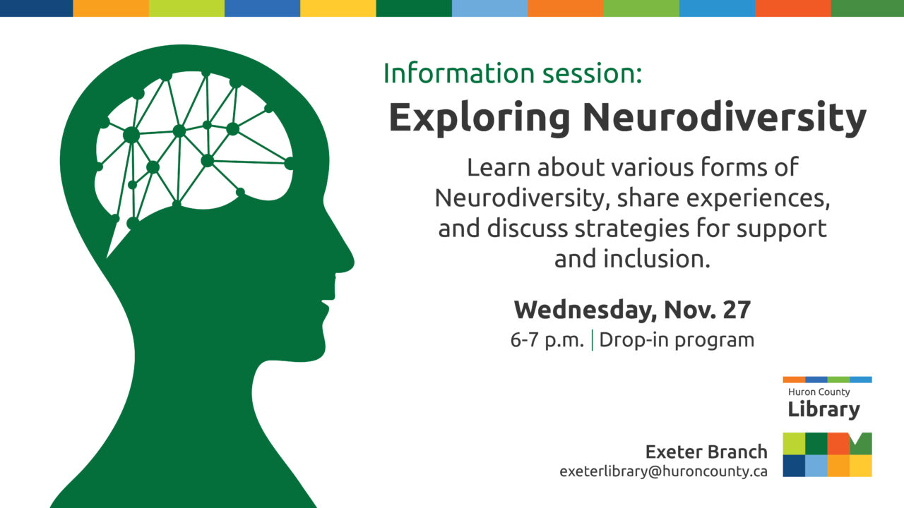 Information Session: Exploring Neurodiversity – Exeter | Huron County ...